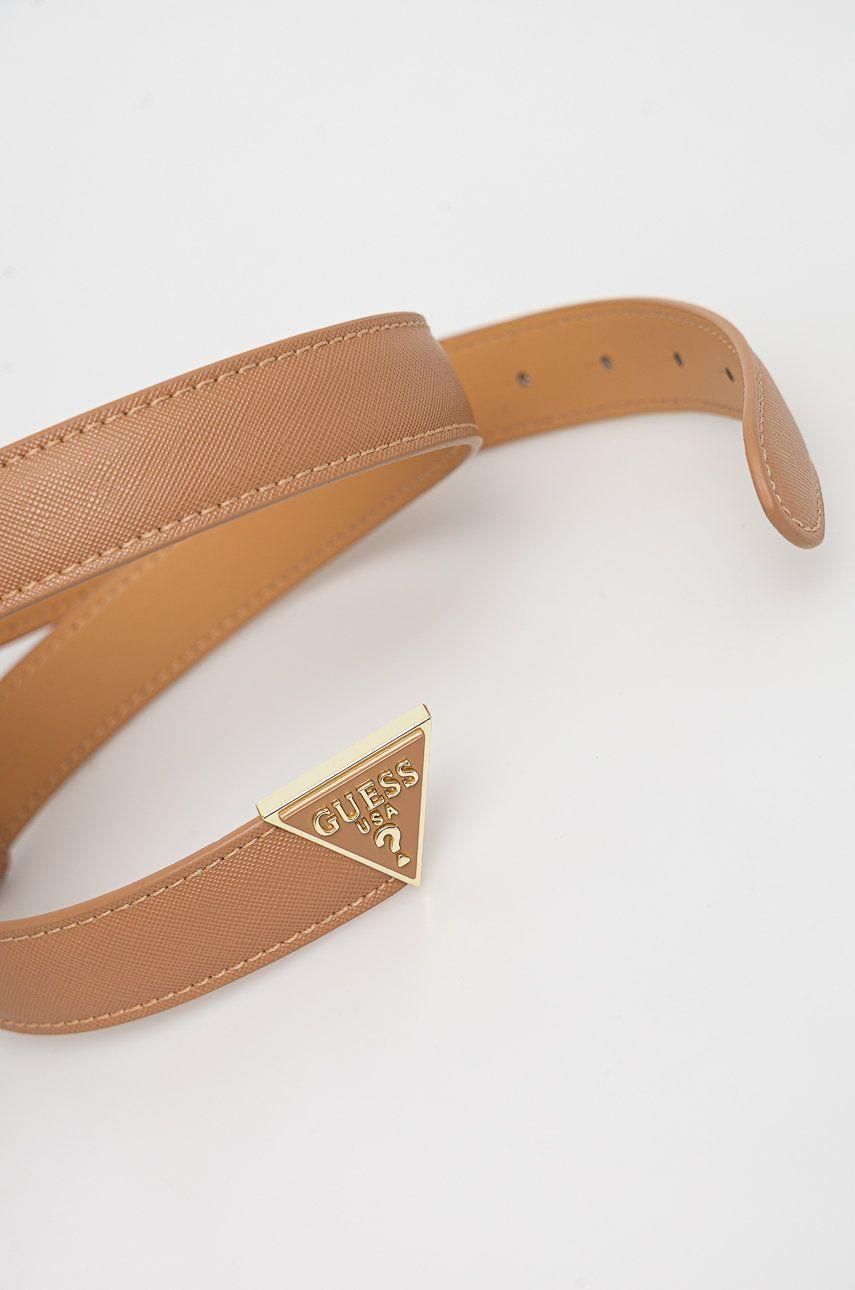 Guess pasek damski kolor brązowy - Ceny i opinie - Ceneo.pl