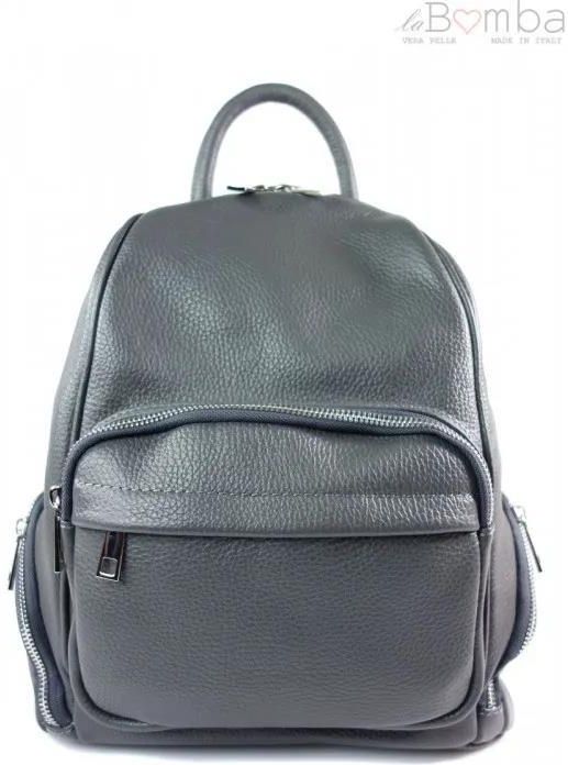 Elegancki poręczny plecak Vera Pelle Szary VP344G - Ceny i opinie ...