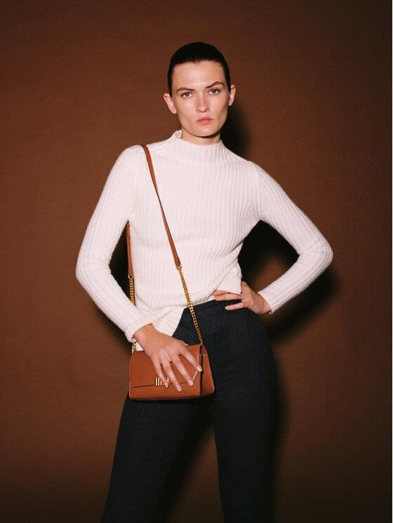 Mango Torebka Andrea 37006314 Brązowy - Ceny i opinie - Ceneo.pl