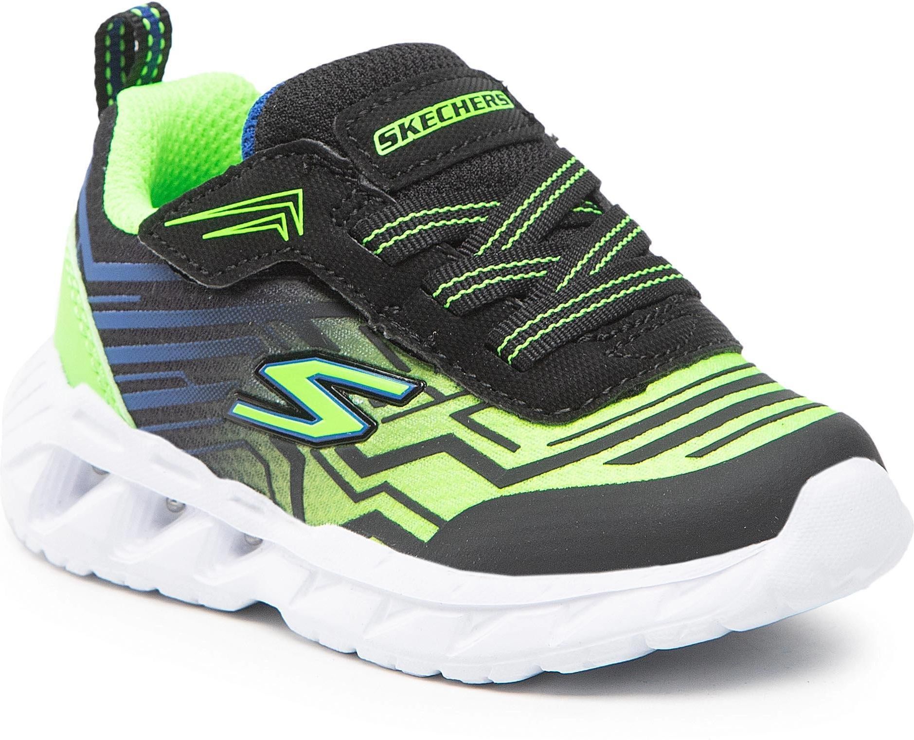 Sneakersy SKECHERS - Maver 401503N/BBLM Blk/Blue/Lime - Ceny i opinie ...