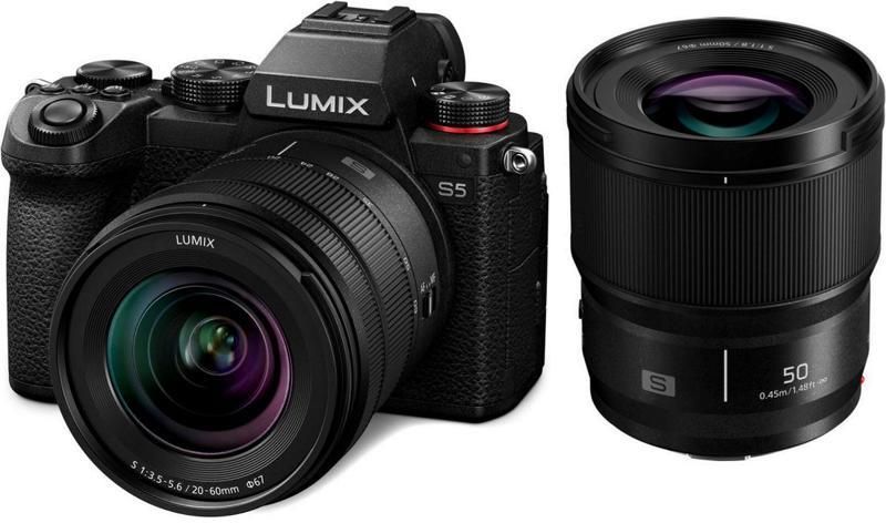 Aparat cyfrowy Panasonic Lumix S5 + 20-60 mm f/3.5-5.6 + 50 mm f/1.8 bezlusterkowiec - Ceny i ...