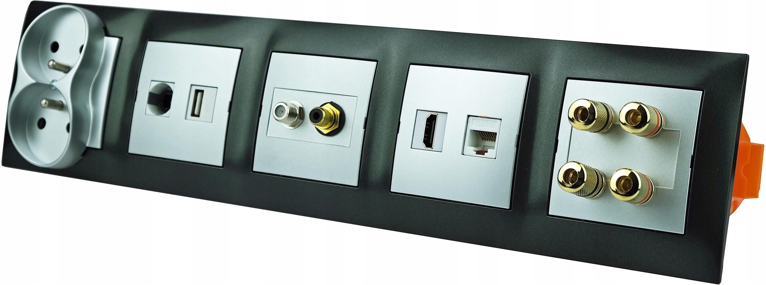 Kontakt Simon Simon Gniazdo Rca Ścienne Podtynkowe Terminal 2Rca ...