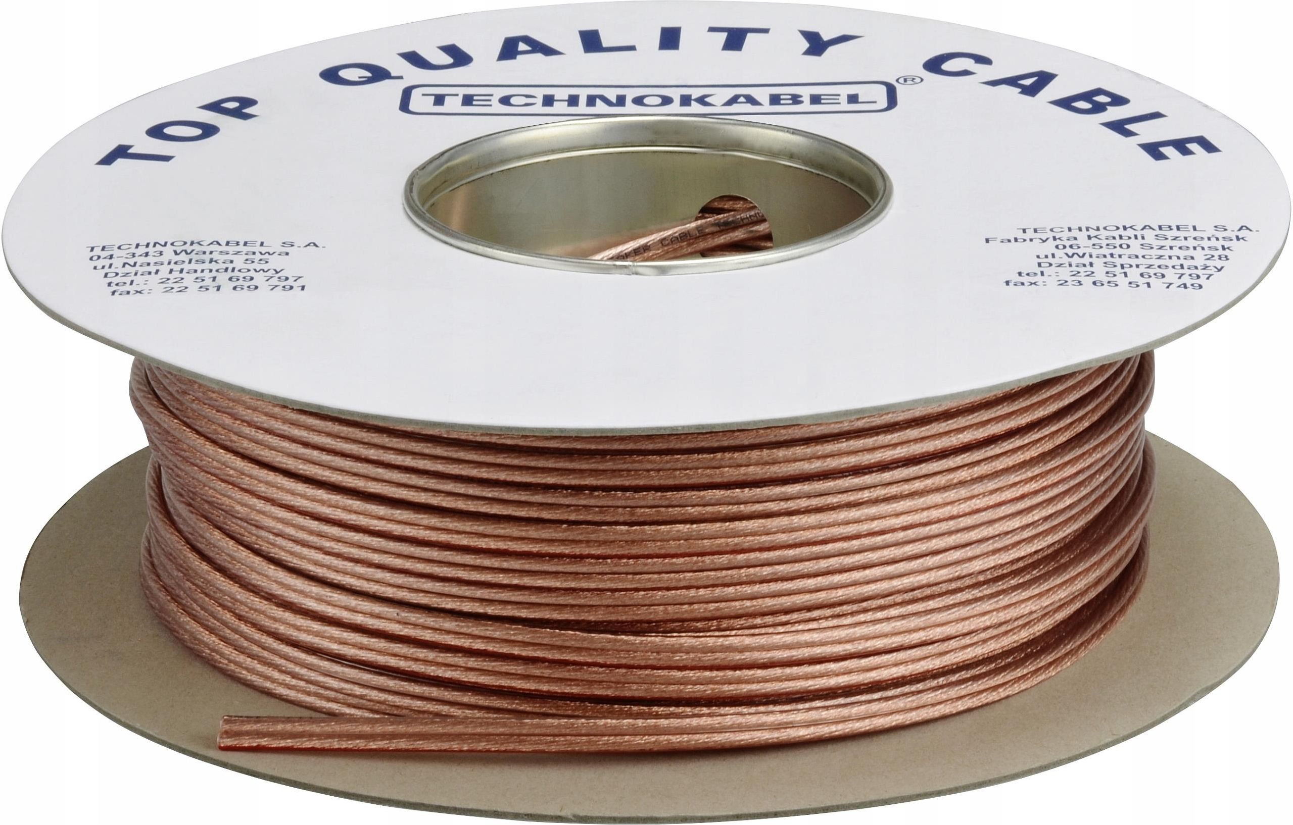 Technokabel Polski Kabel Przewód Głośnikowy Cu 2X1 Ofc 100M - Opinie i ...