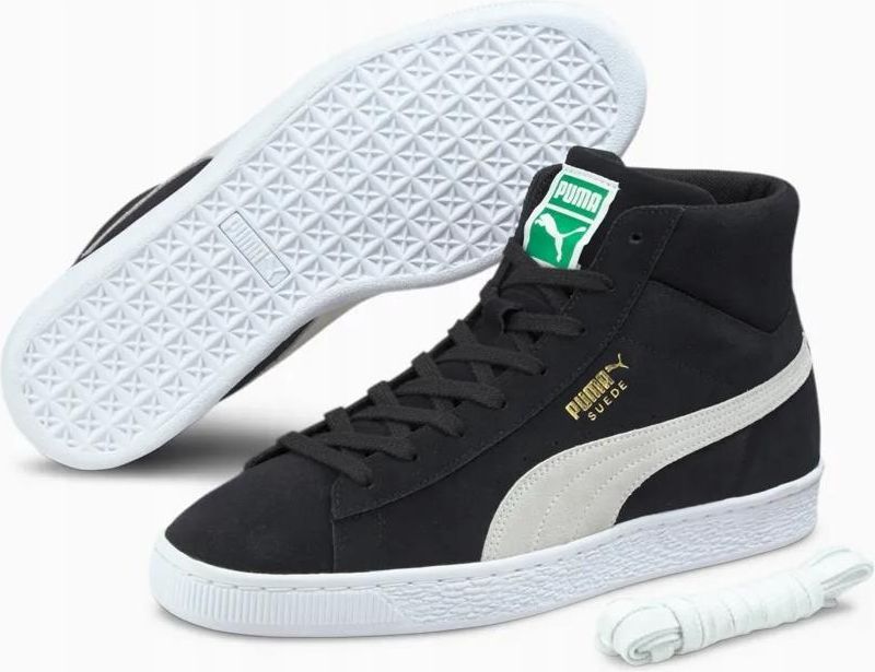 Buty Puma Suede Mid XXI r.39 czarne sneakersy - Ceny i opinie - Ceneo.pl