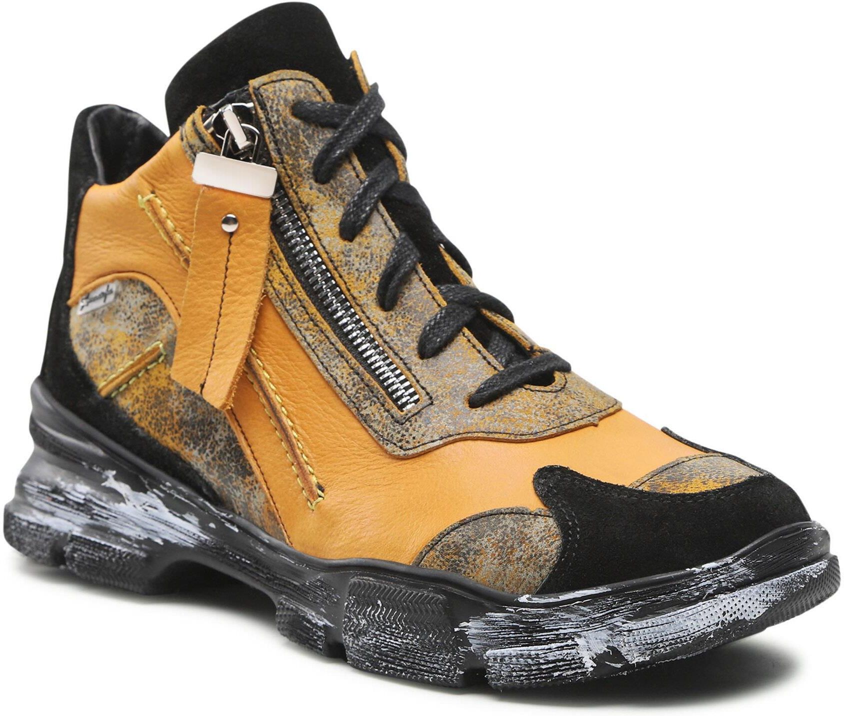 Maciejka Botki 05088-07/00-7 Żółty - Ceny i opinie - Ceneo.pl