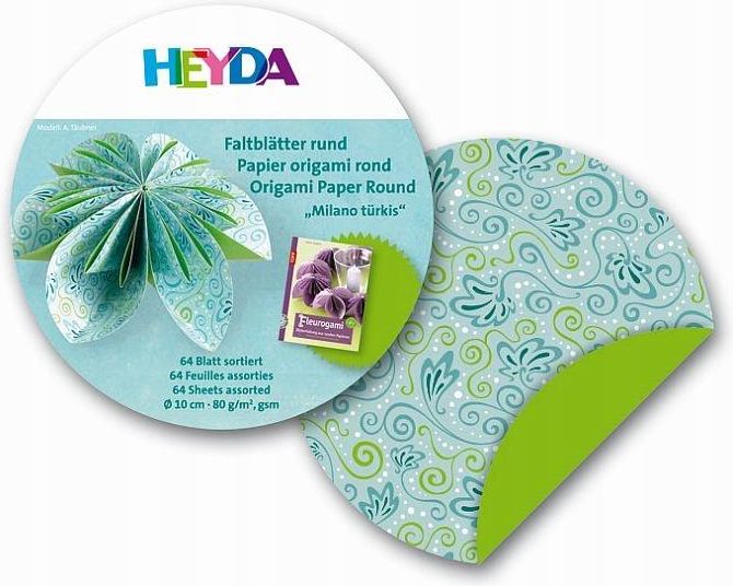 Heyda Papier Do Origami Kółka 15Cm 64 Szt., Ornamenty (204875651 ...