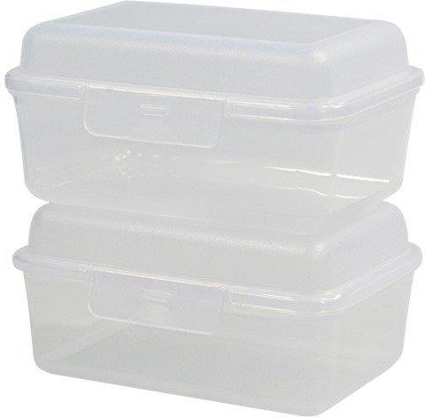 Plastart Komplet 3 Pojemników Lunch Box Elementy Biały - Opinie i ...