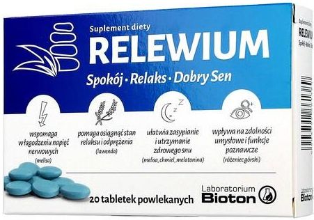 Tabletki Bioton Relewium 20szt. - Opinie i ceny na Ceneo.pl