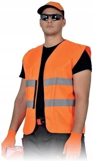 Kamizelka Ostrzegawcza,Odblaskowa, Pomarańczowa L - Ceny i opinie - Ceneo.pl