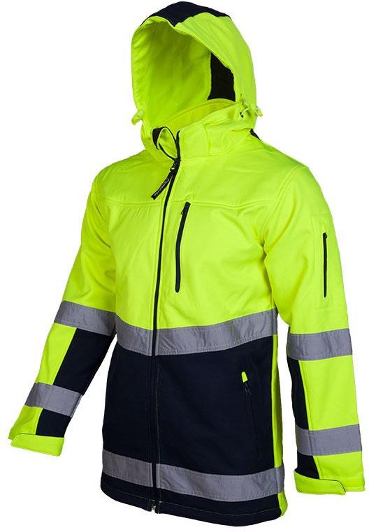 Softshell Ostrzegawczy Z Odblaskami Snow Hawk Żółty Hi Vis - Ceny i ...