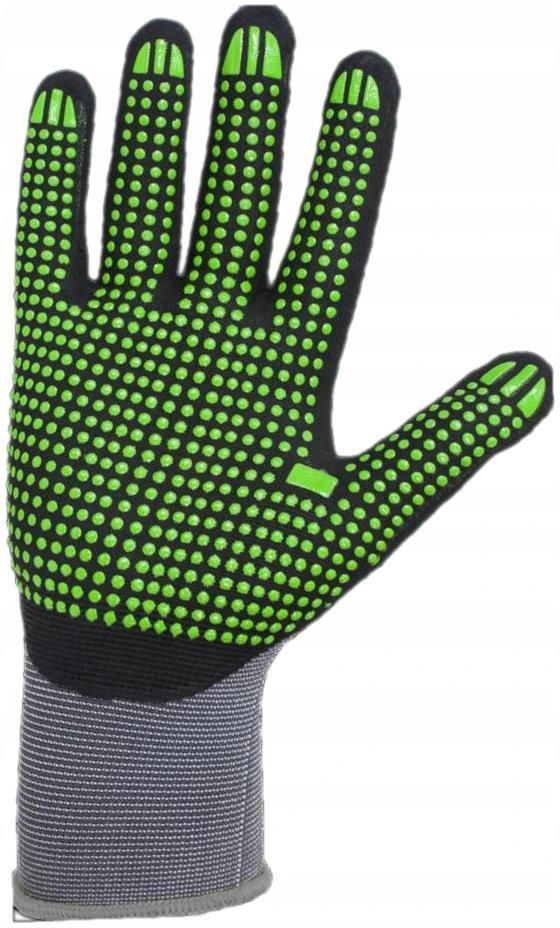 Rękawice Nylonowe Nitrile Flex Pvc Dots - Ceny i opinie - Ceneo.pl