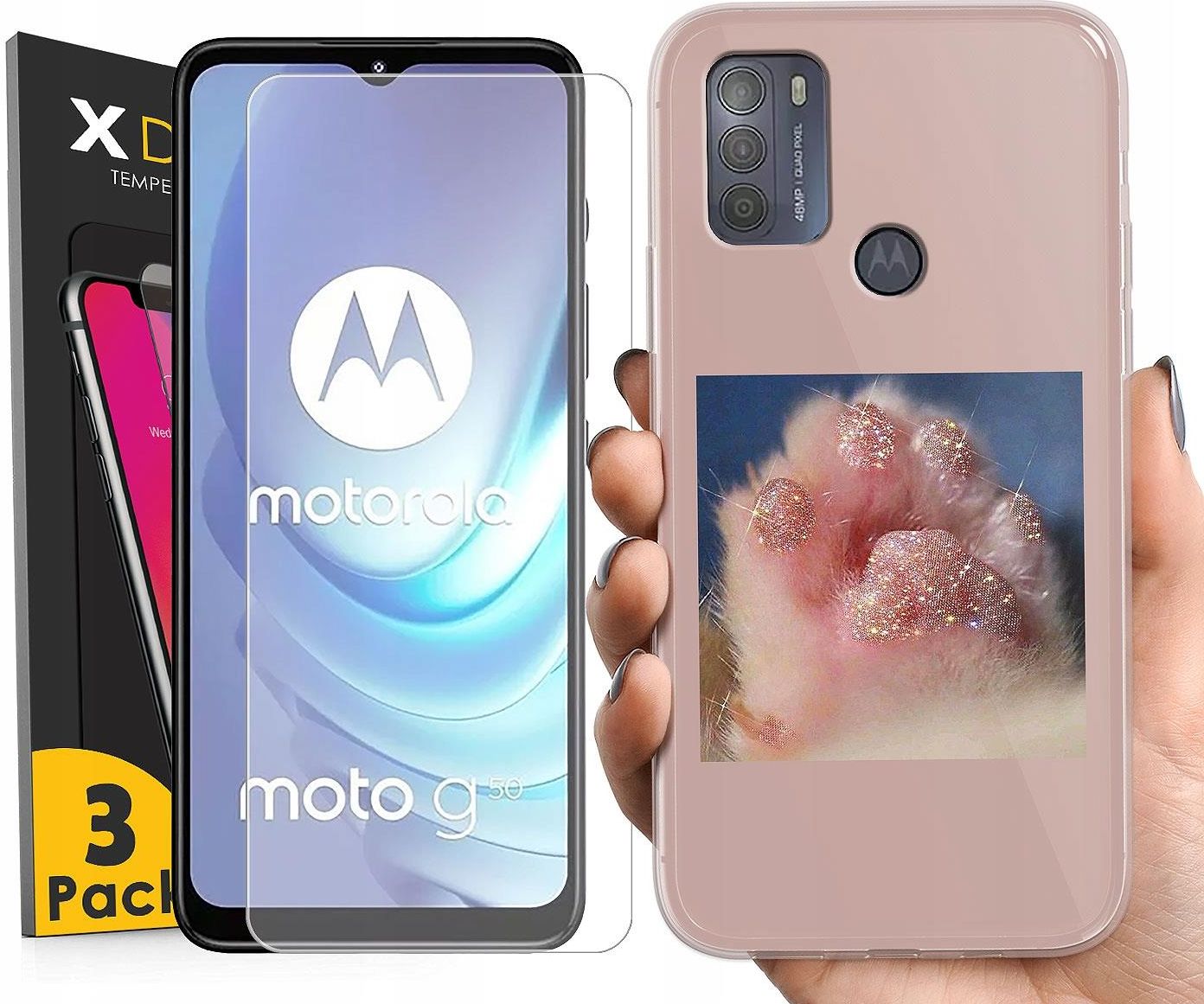 Markowe Etui Do Motorola G50 5G Wzory + Szkło (654ef5a6-aeee-4e91-af4f ...