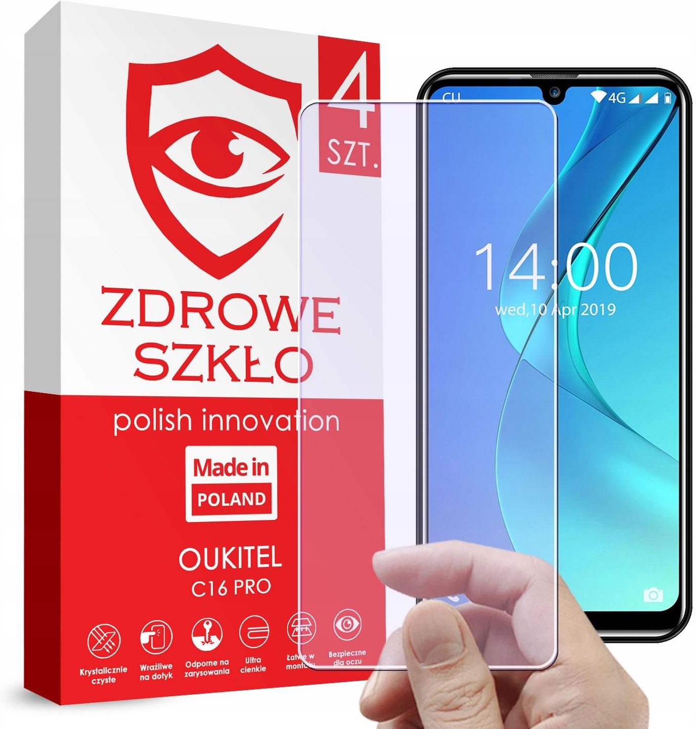 4SZT Szkło Anti Blue Do Oukitel C16 Pro (a056f139-890c-4cc6-a013-385aba0de7f4) - Opinie i ceny ...