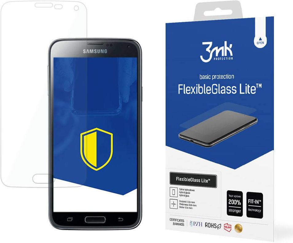 Samsung Galaxy S5 SM-G900F - 3mk FlexibleGlass Lite (254408) - Opinie i ...