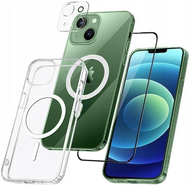 TPUACRYLIC MAGSAFE IPHONE 13+TEMPERED GLASS FULLCOVER FULLGLUE+TEMPERED ...