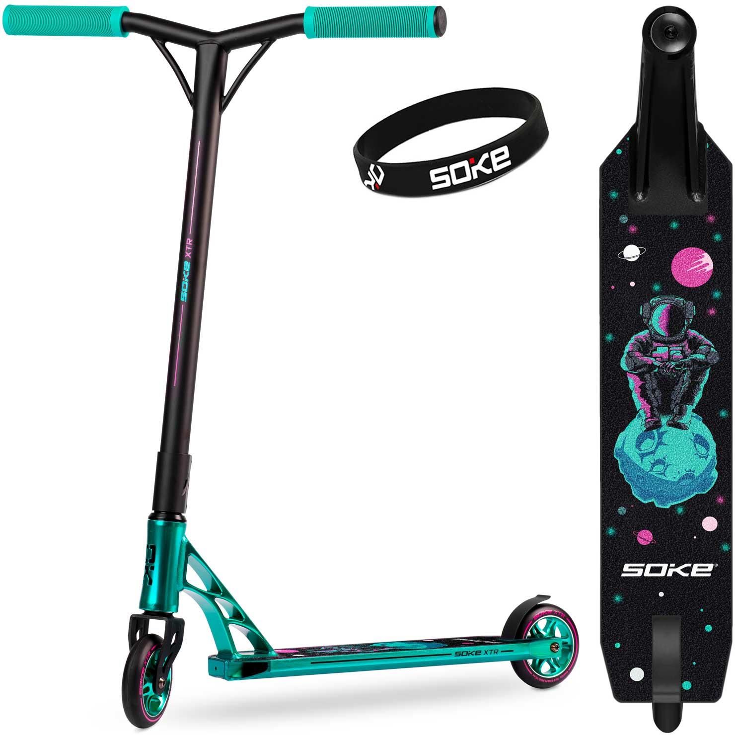 Hulajnoga Soke XTR turkusowo różowa (1501801214) - ceny, opinie, sklepy ...