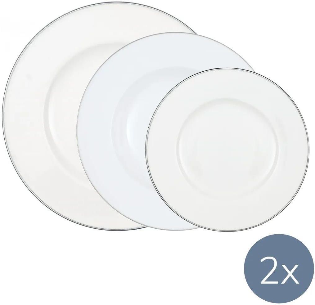 Villeroy & Boch Anmut Platinum Zestaw talerzy dla 2 osób - Opinie i ...