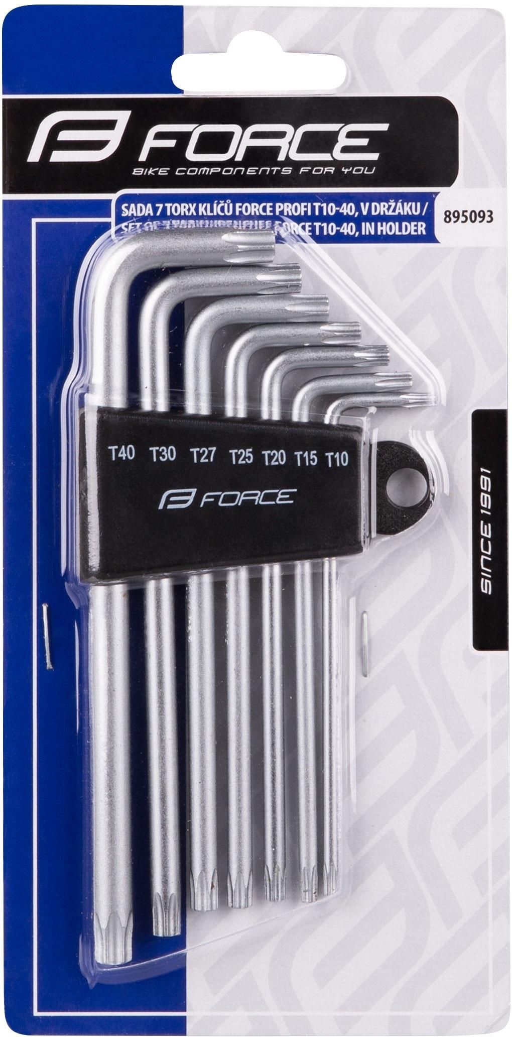 Force Zestaw 7 Kluczy Torx T10 / T15 / T20 / T25 / T27 / T30 / T40 56784 - Ceny i opinie - Ceneo.pl