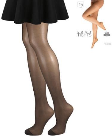 Lady B Lady 15 Den Rajstopy nylonowe BM000000632900100970 smoke XL/176 ...