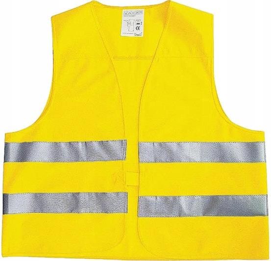 Kamizelka Odblaskowa, Bhp 2 Pasy, Żółta, Rozm. Xl - Ceny i opinie ...
