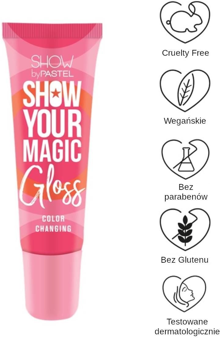Pastel Magic gloss Błyszczyk Do Ust Zmieniający Kolor 9 ml - Opinie i ...