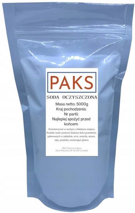 Paks Soda Oczyszczona 5Kg - Ceny i opinie - Ceneo.pl
