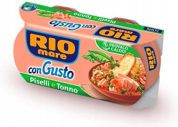 Rio Mare Con Gusto Tuńczyk Z Groszkiem 2x160G - Ceny i opinie - Ceneo.pl