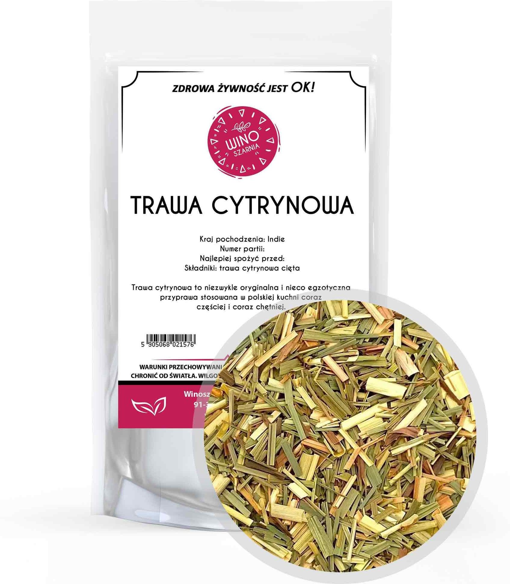 Herbata Winoszarnia Trawa Cytrynowa 100g - Ceny i opinie - Ceneo.pl
