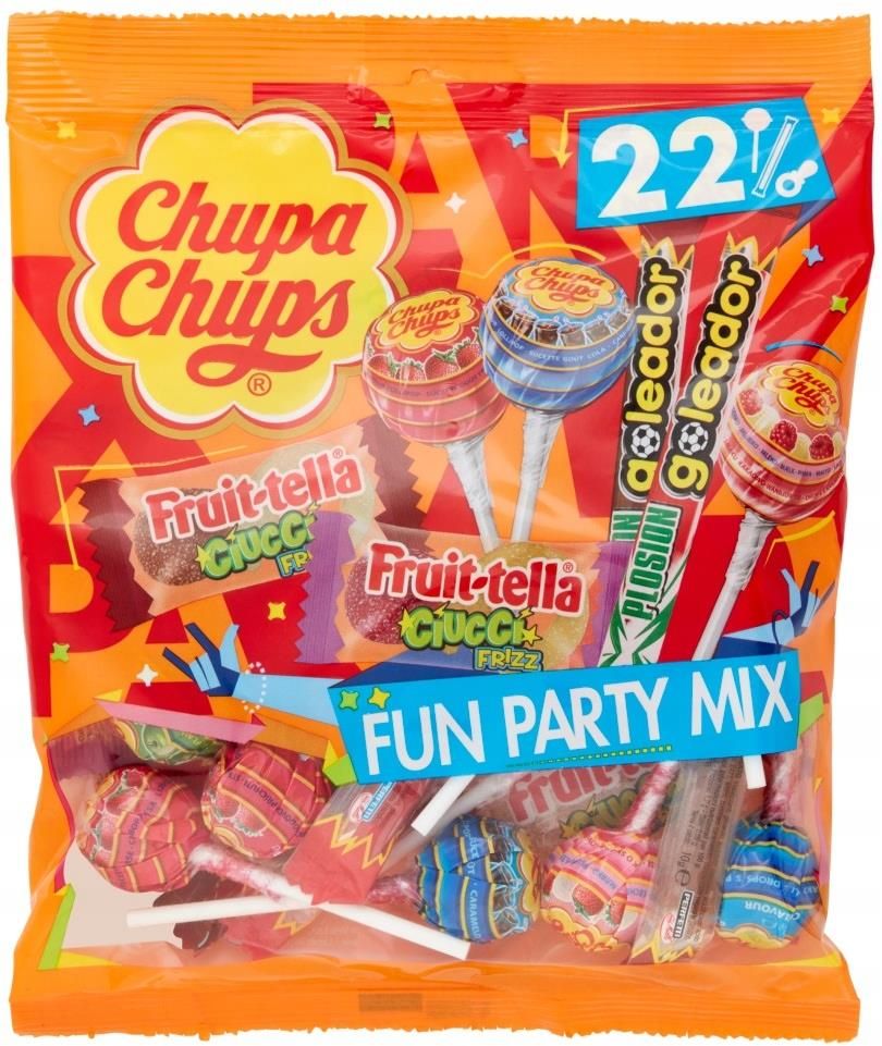 Chupa Chups Fun Party Mix Lizaki Fruitella 22Szt. - Ceny i opinie ...