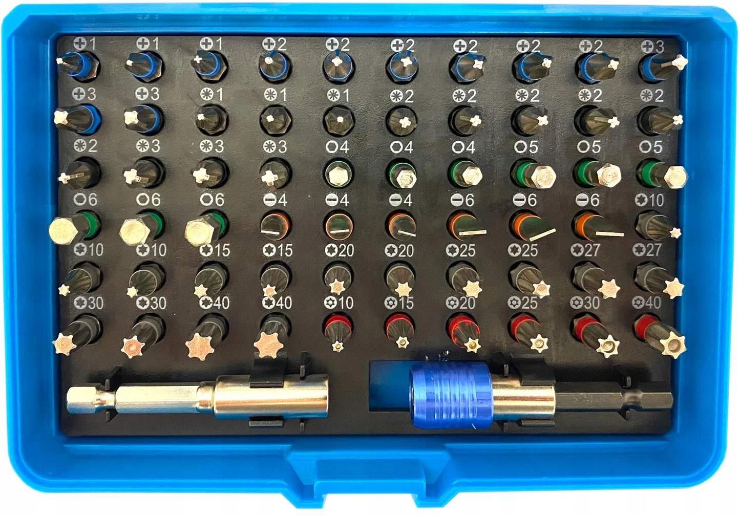 Silver Końcówki Bity Do Wkrętarki Imbus Torx Zestaw 71El S11285 ...