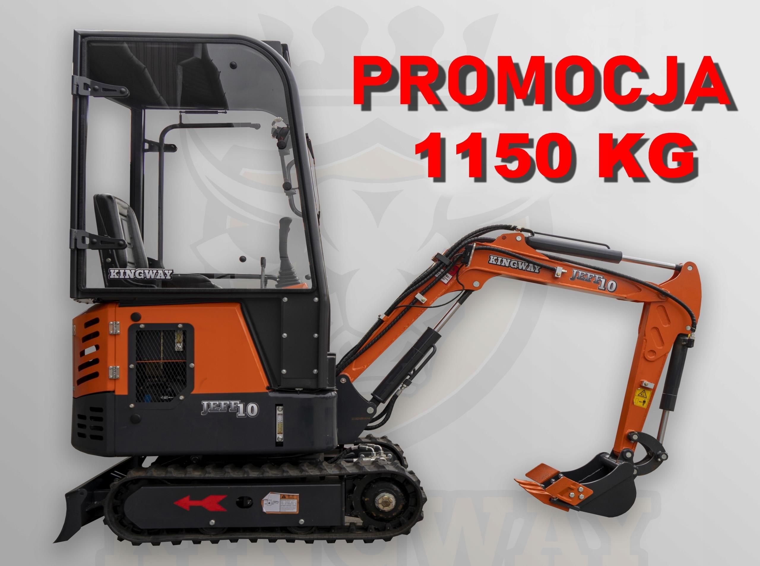 NOWA minikoparka Kingway Z KABINĄ - Jeff 10 RS - Opinie i ceny na Ceneo.pl