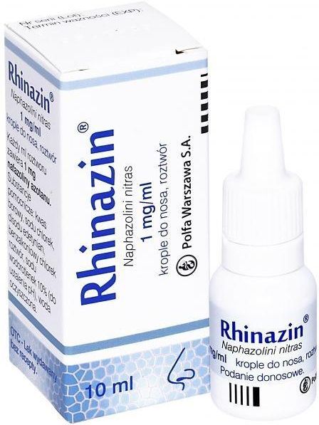 Lek na alergię Rhinazin 0.1% krople do nosa 10ml - Opinie i ceny na ...