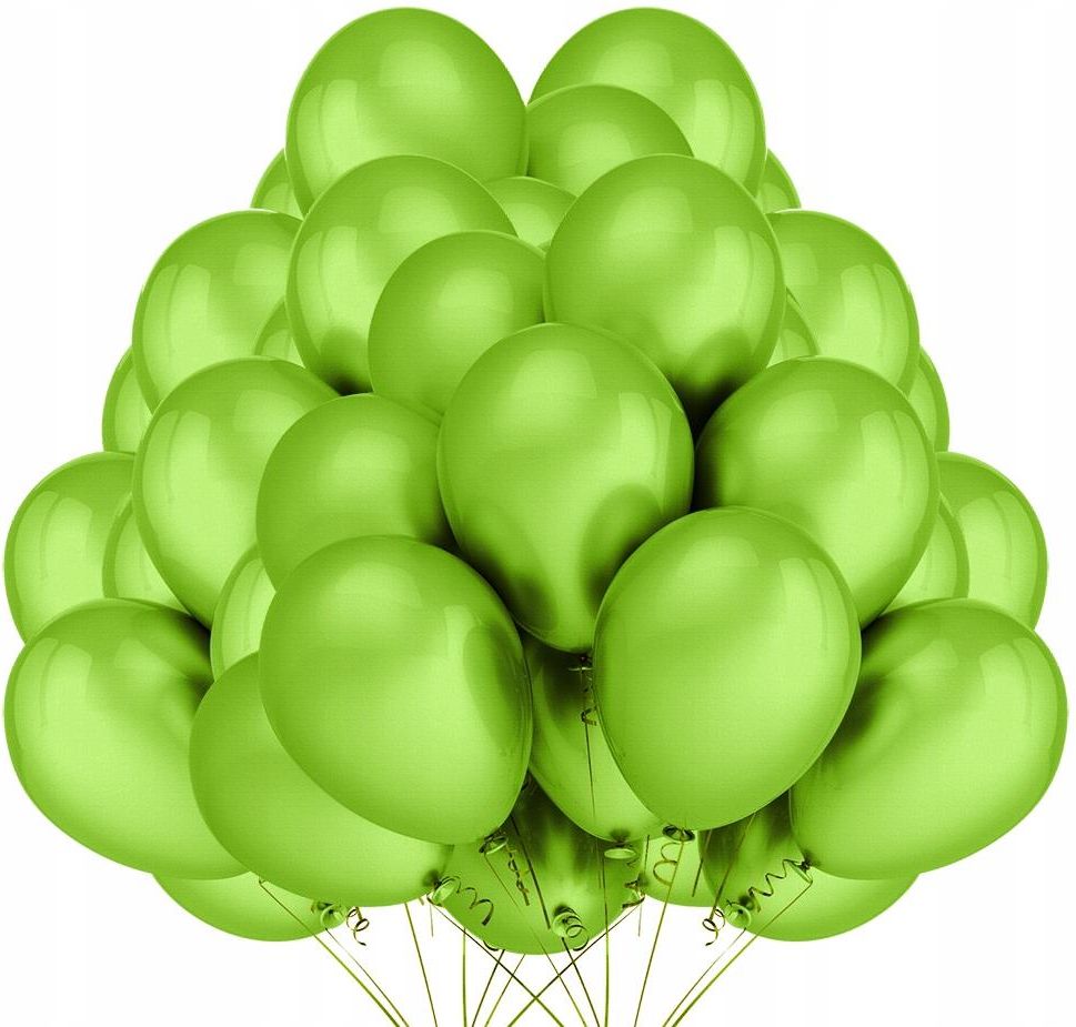 Balony Metaliczne Jasne Zielone Roczek 38Cm 25szt. - Ceny i opinie ...