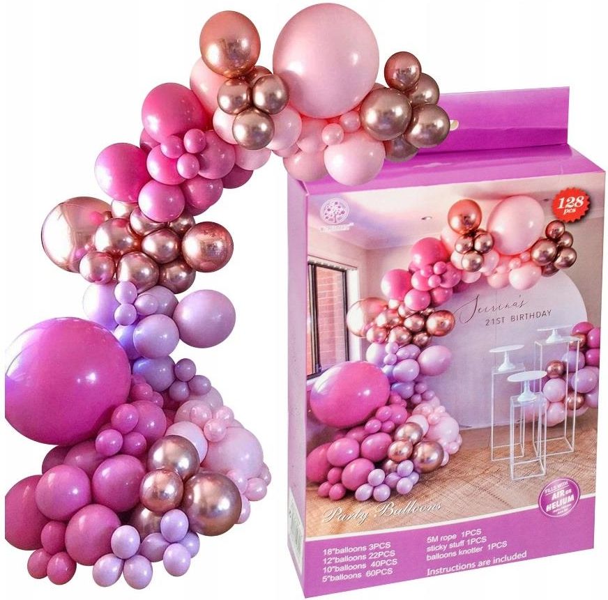 Zestaw Girlanda Balonowa Balony Miedziane 128szt. - Ceny i opinie - Ceneo.pl