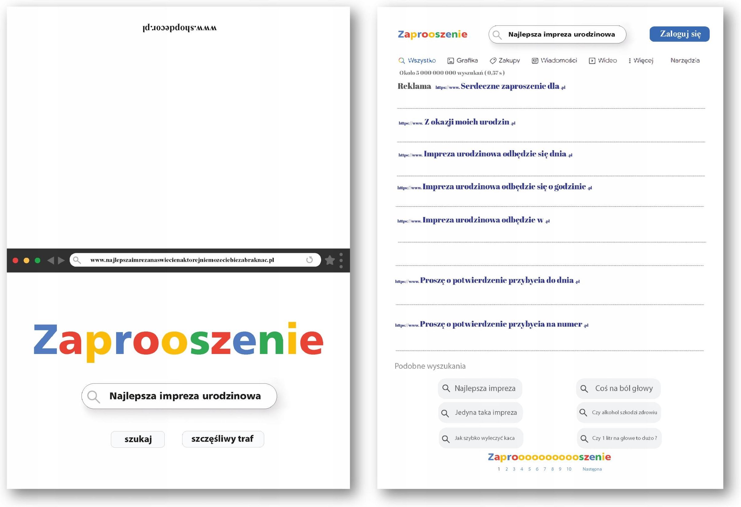 Zaproszenia Wyszukiwarka Google 10Szt. Hit Nowość (1479616849) - Ceny i ...