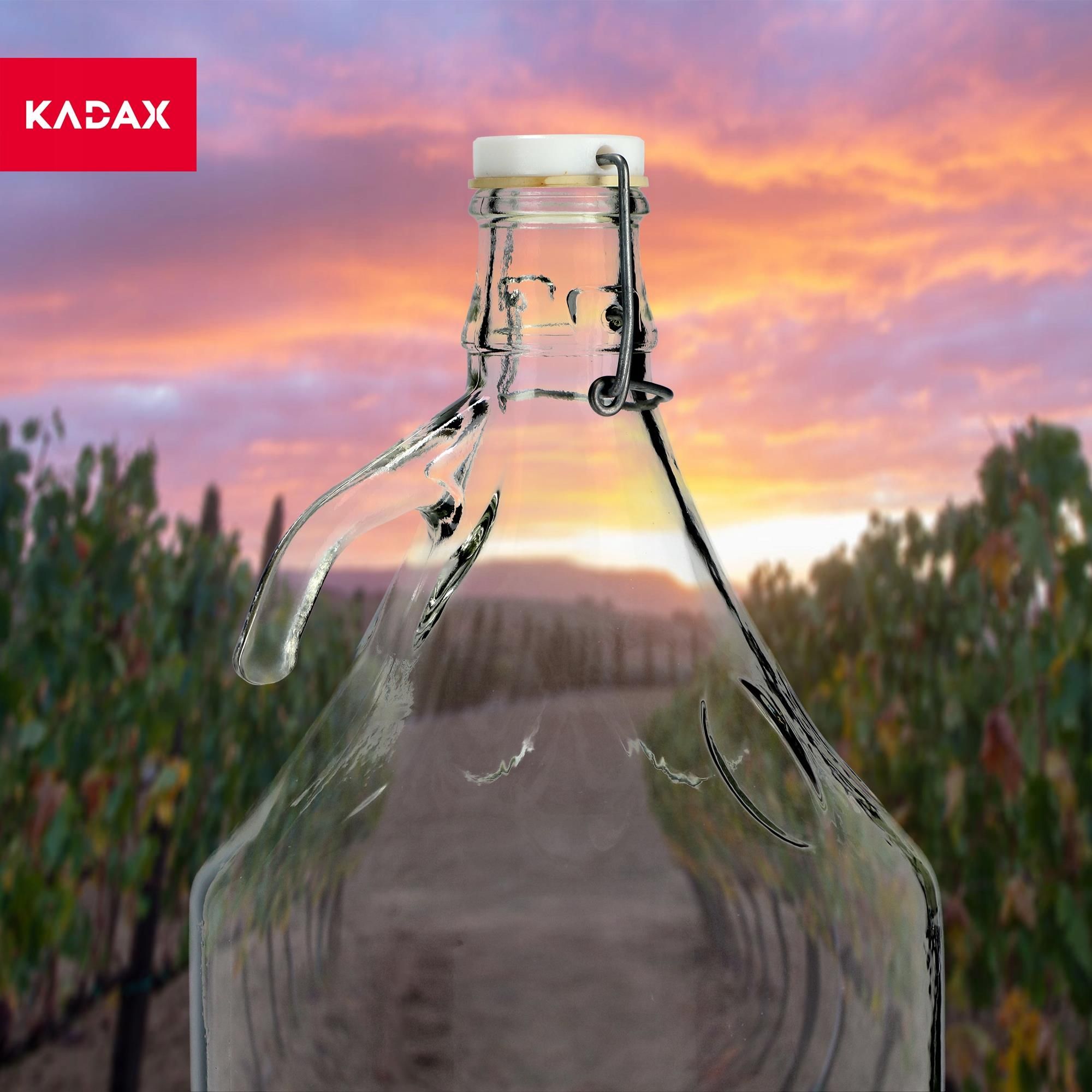 Kadax Gąsior 5L Balon Dama Butelka Na Wino W Koszu 6szt. - Ceny i ...