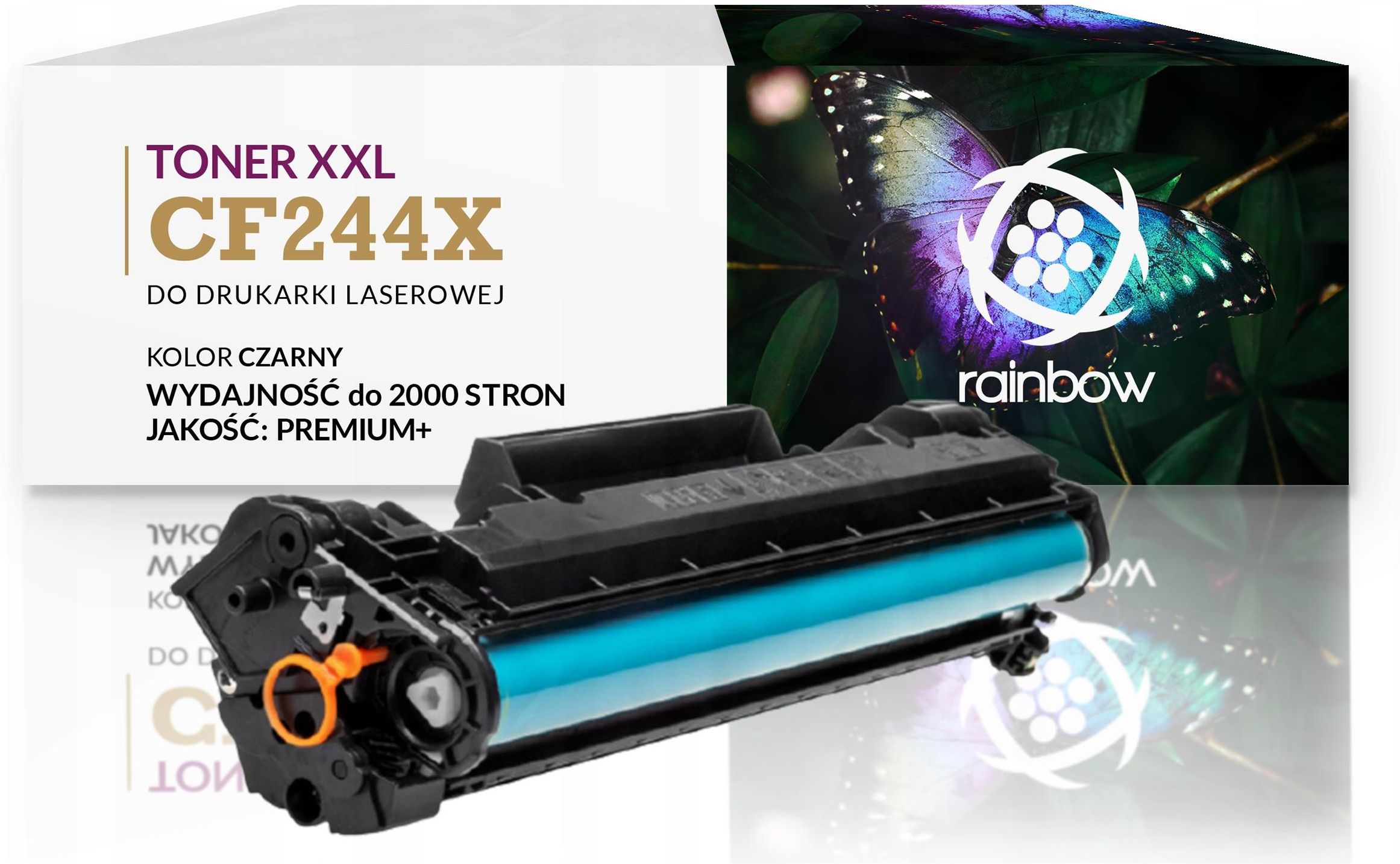 RAINBOW TONER DO HP LASERJET PRO M15A M15W M28W CF244A M30 - Opinie i ...