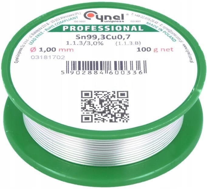 Cynel Cyna Bezołowiowa, 1mm, 100 G, 1/100Cu 408503 - Opinie i ceny na ...