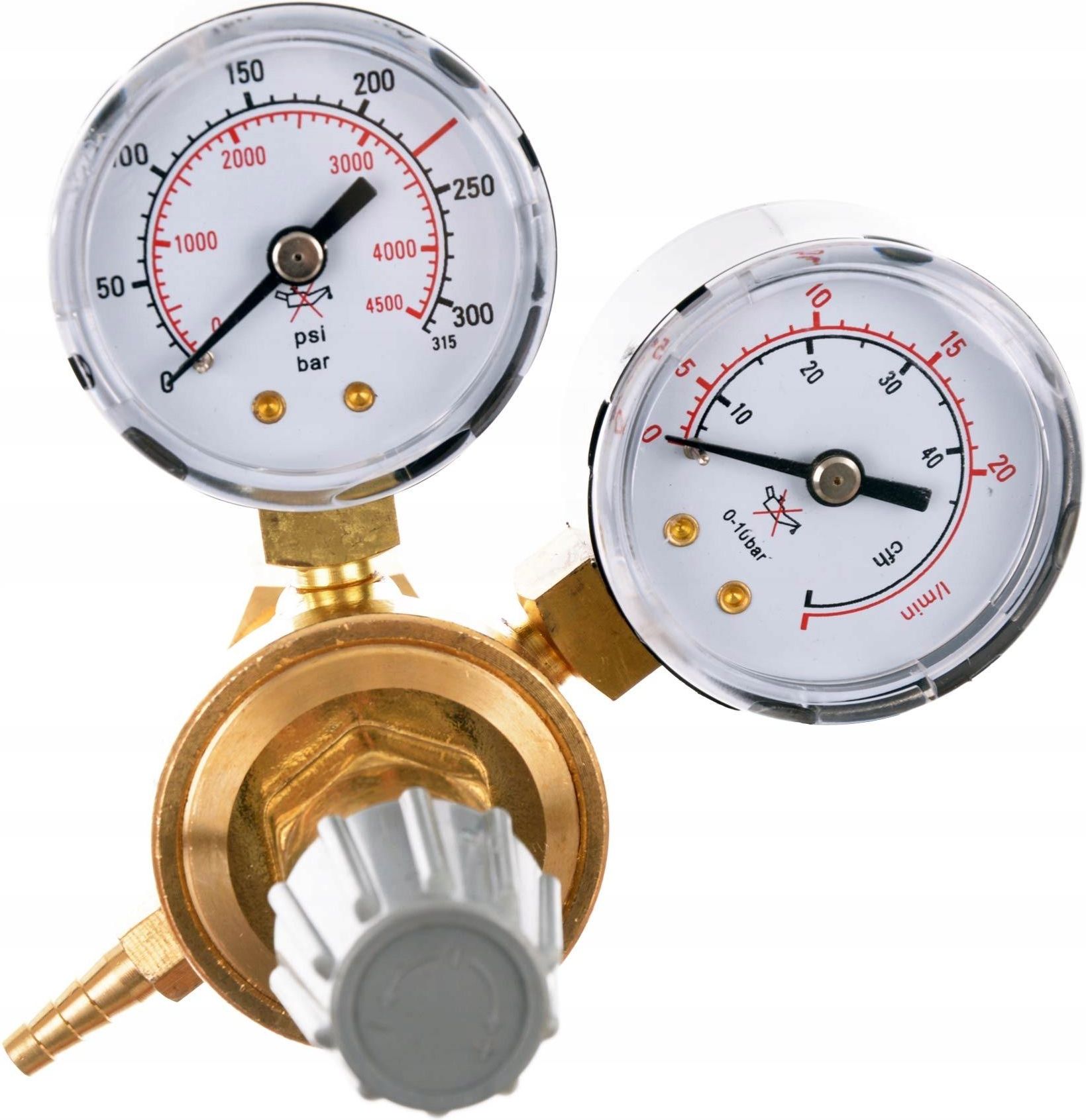 Technic Reduktor Co2 Argon Z Dwoma Zegarami + Króciec ZR184 - Opinie i ceny na Ceneo.pl