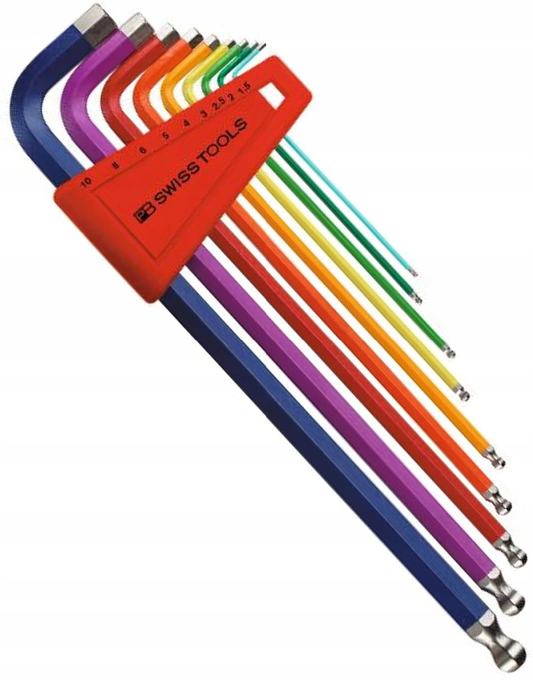 Swiss Tools Zestaw 9 Kluczy Imbusowych Kolor Długie Swiss-Tool 6271419 ...