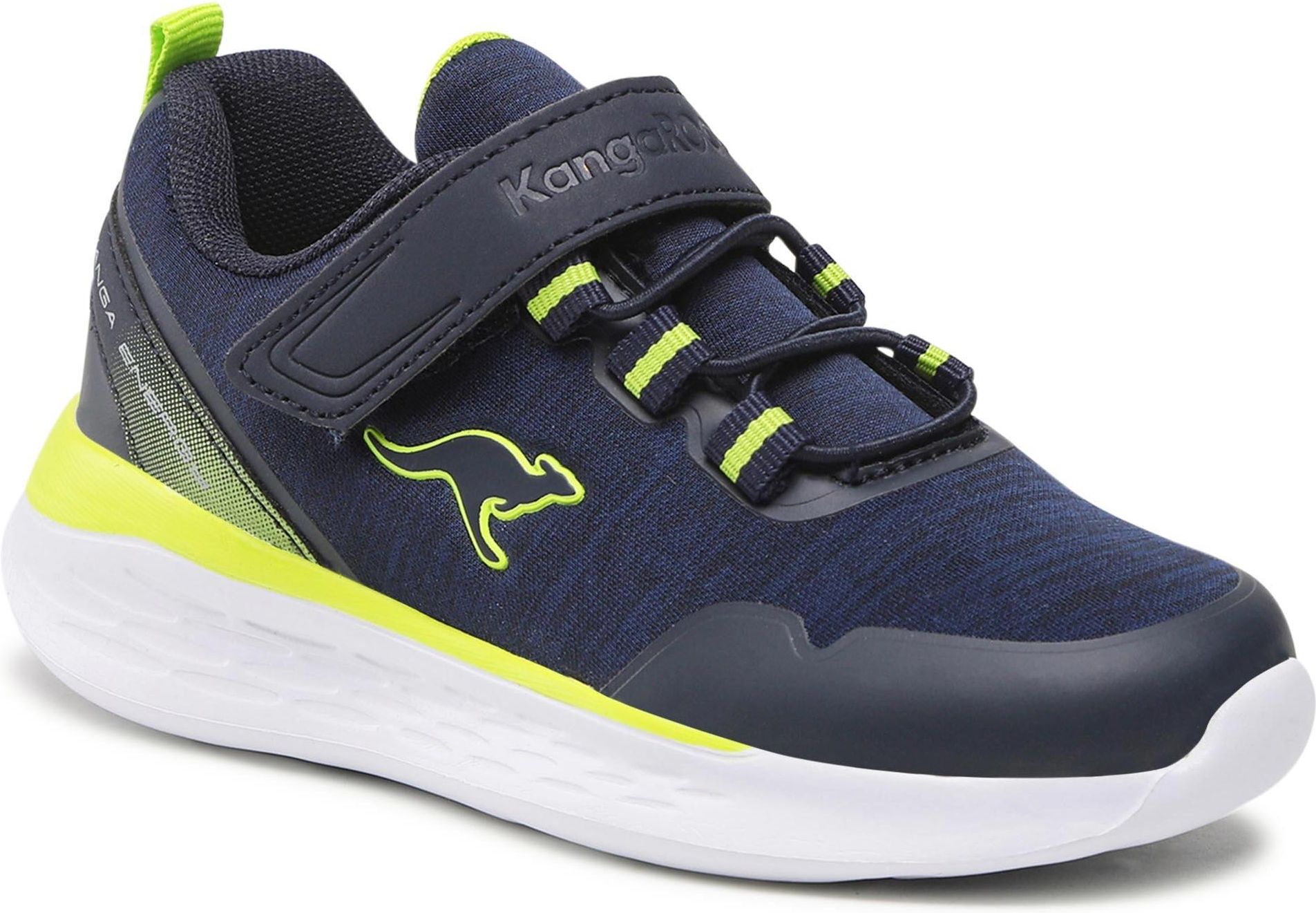 Sneakersy KANGAROOS - Kq-Fleet II Ev 18895 000 4054 Dk Navy/Lime - Ceny i opinie - Ceneo.pl