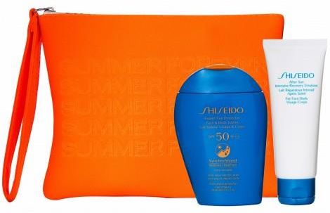 Zestaw Shiseido Sun Protection Essentials Mleczko Do Opalania Twarzy I ...