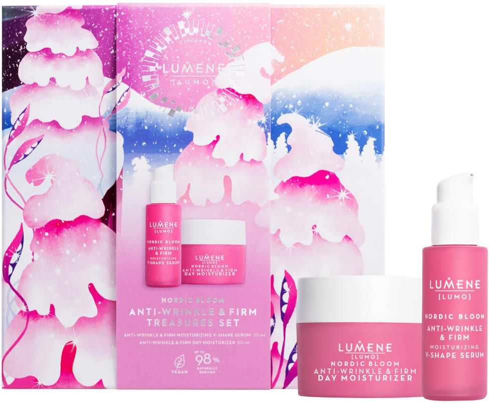 Lumene Zestaw prezentowy 2022 LUMO ANTI-WRINKLE & FIRM TREASURES ...