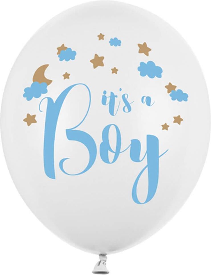 Balon Pastelowy Na Baby Shower Dla Chłopca 30Cm 6Szt - Ceny i opinie ...