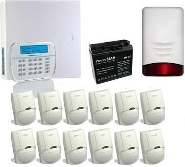 Dsc Alarm HS2016 z klawiaturą HS2LCD i 12 czujkami LC-100 - opinie i ...