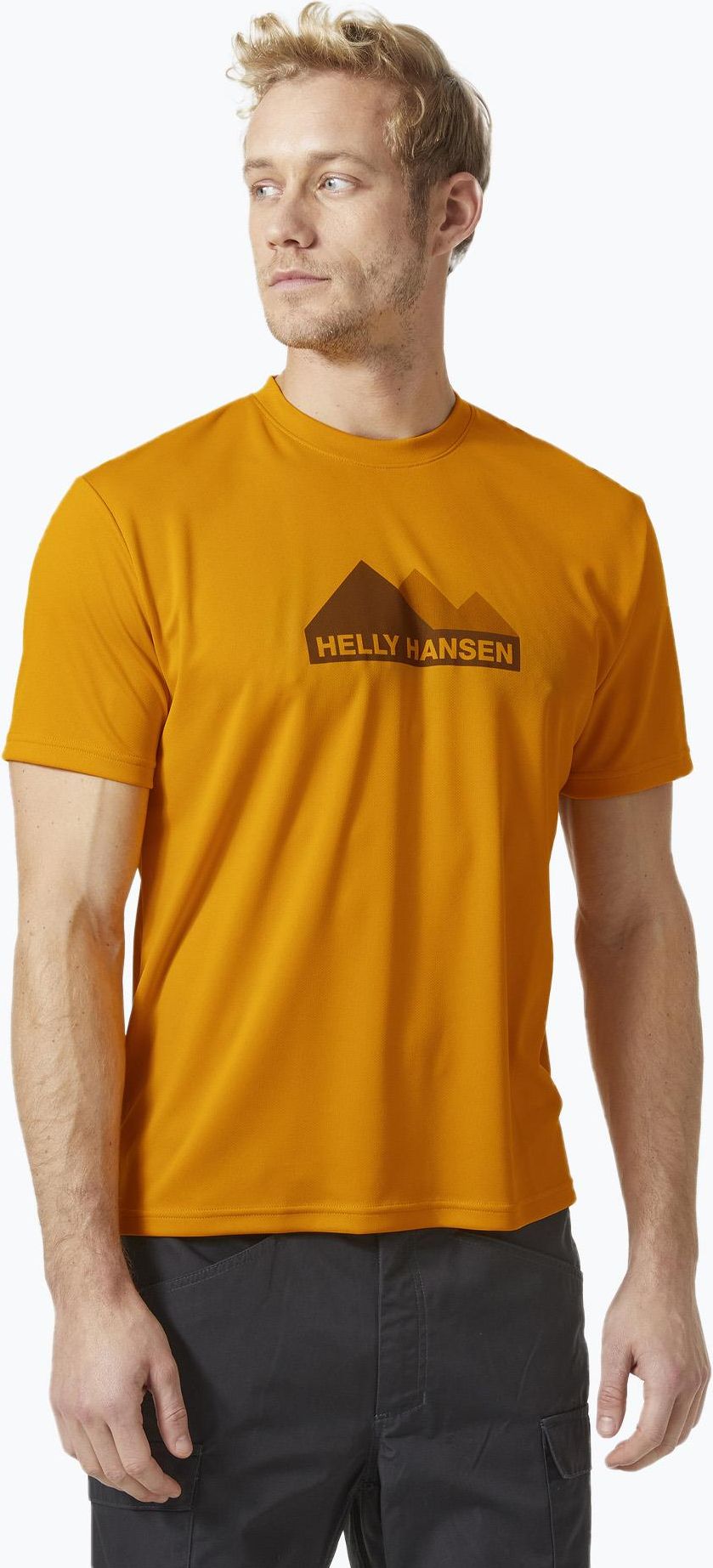 Helly Hansen Koszulka Trekkingowa Męska Hh Tech Graphic 328 Żółta 63088 ...