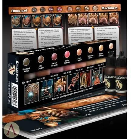 Scale 75 Metal'N Alchemy Copper Paint Set - Ceny i opinie - Ceneo.pl