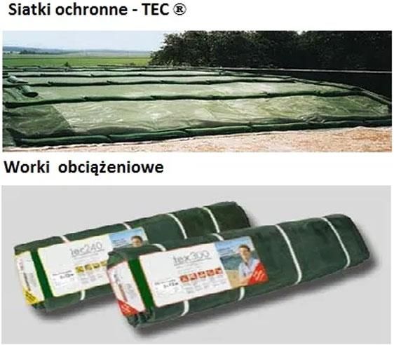 Zill Siatka ochronna 5x7 na pryzmę do silosów ochrona silosu pryzm ...