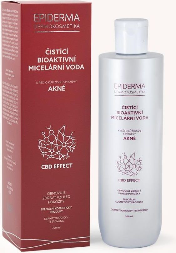 Epiderma S.R.O. Cbd Bioaktywna Woda Micelarna Na Trądzik 300Ml - Opinie ...