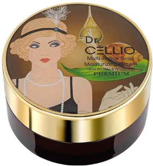 Krem Dr.Cellio nawilżający Z Koloidalnym Złotem I Śluzem Ślimaka ...